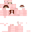 Pig Girl skin with brown eyes | Minecraft Skin