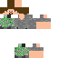 trailer styled stone Steve | Minecraft Skin