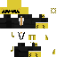 Void Ghidorah (full body) (in a suit) | Minecraft Skin