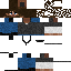 Long Hair/Bearded Steve | Minecraft Skin