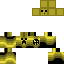 Yellow colored Slime Skin from light to dark | Minecraft Skin
