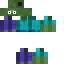 Scared zombie | Minecraft Skin