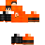Orange Hoodie | Minecraft Skin