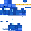 cool blue guy but blob | Minecraft Skin