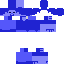 Ultramarine Blue Blank Steve | Minecraft Skin