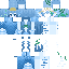 blue mermaid princess | Minecraft Skin
