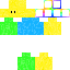 Roblox Noob - Neon Head Outline | Minecraft Skin