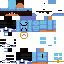 Drip Boy Blue Hat | Minecraft Skin