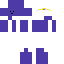 purple blob with crown | Minecraft Skin