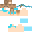 Impossible swimsuit girl skin with transparency | Minecraft Skin