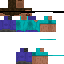 Backwards blindfolded steve | Minecraft Skin