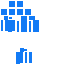 Project: RUSHER - Hold Note (Blue) | Minecraft Skin