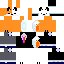 Half Artic fox Half Red fox in a suit | Minecraft Skin