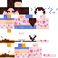 cow print girl | Minecraft Skin