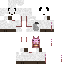 White Fox with Axolotl | Minecraft Skin