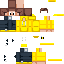Yellow Hoodie Hive Style | Minecraft Skin