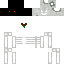Rotten skeleton | Minecraft Skin