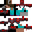 CyberSniper Netherite armor trim (red) | Minecraft Skin