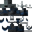 Fume knight with helmet | Minecraft Skin